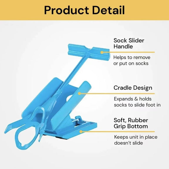 Sock Aid Tool for Easy Sock Application and Removal – Elderlyfy