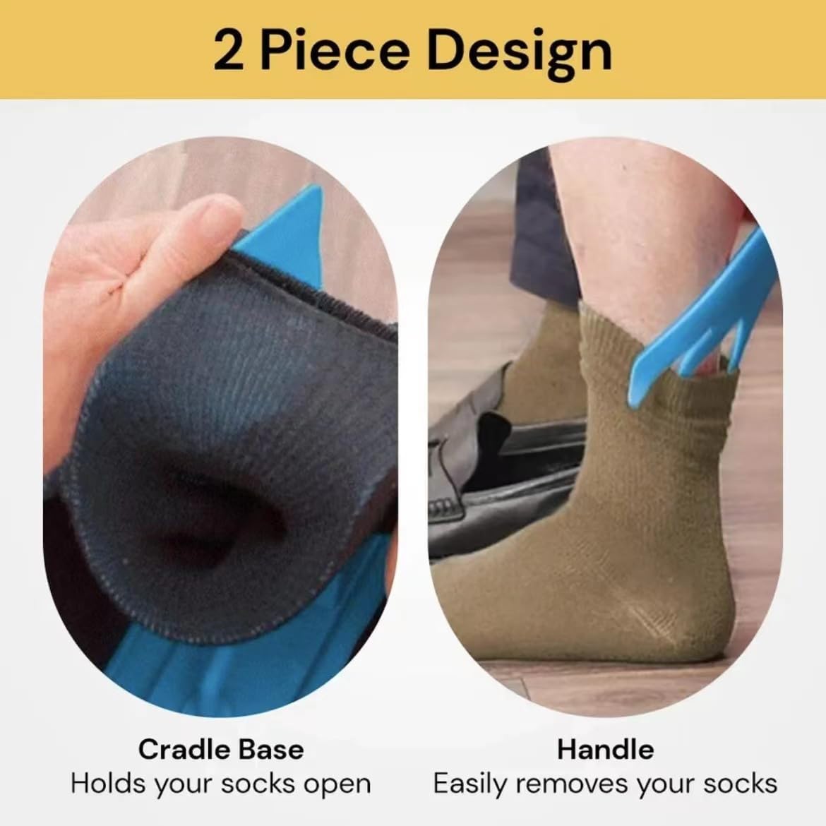 Sock Aid Tool for Easy Sock Application and Removal – Elderlyfy